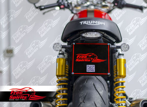 Undertray & license plate for Triumph Thruxton 1200 & Speed TwinCode ...