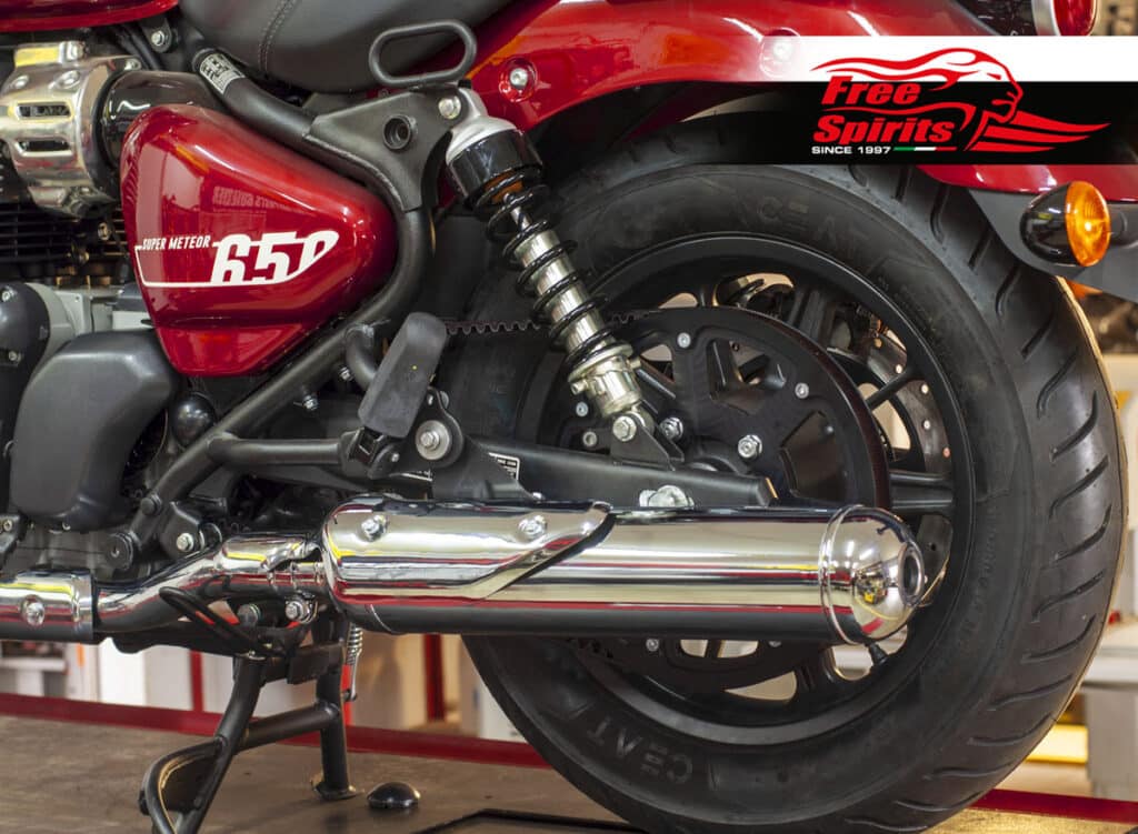 Belt drive conversion for Royal Enfield Super Meteor & Shotgun 650Code ...