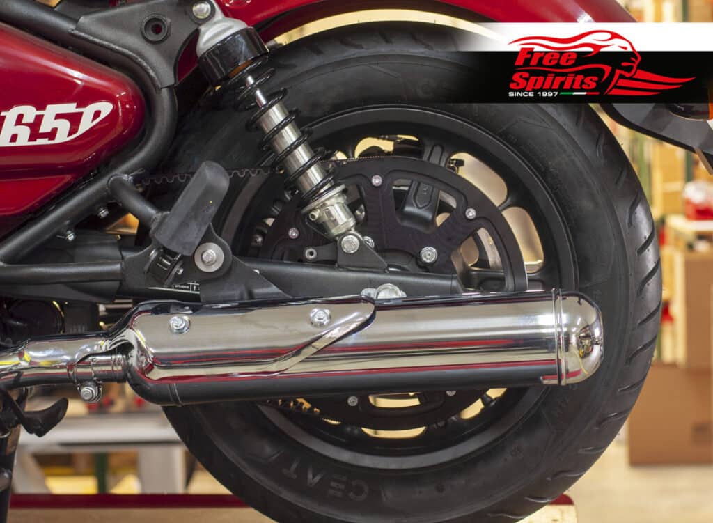 Belt drive conversion for Royal Enfield Super Meteor & Shotgun 650Code ...