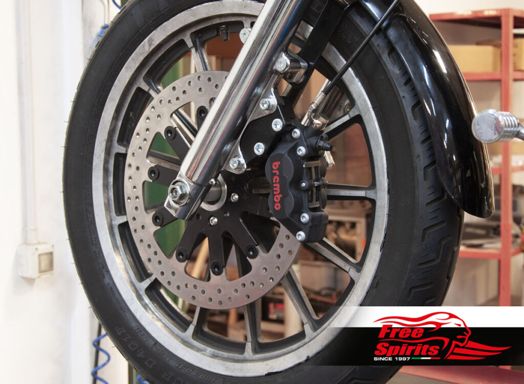 Harley Davidson 84-99 single disc – with 4p. caliper rotor 320 mm ...