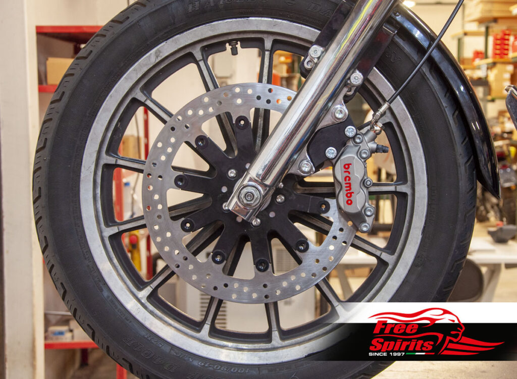 Harley Davidson 84-99 single disc – with 4p. caliper rotor 320 mm ...