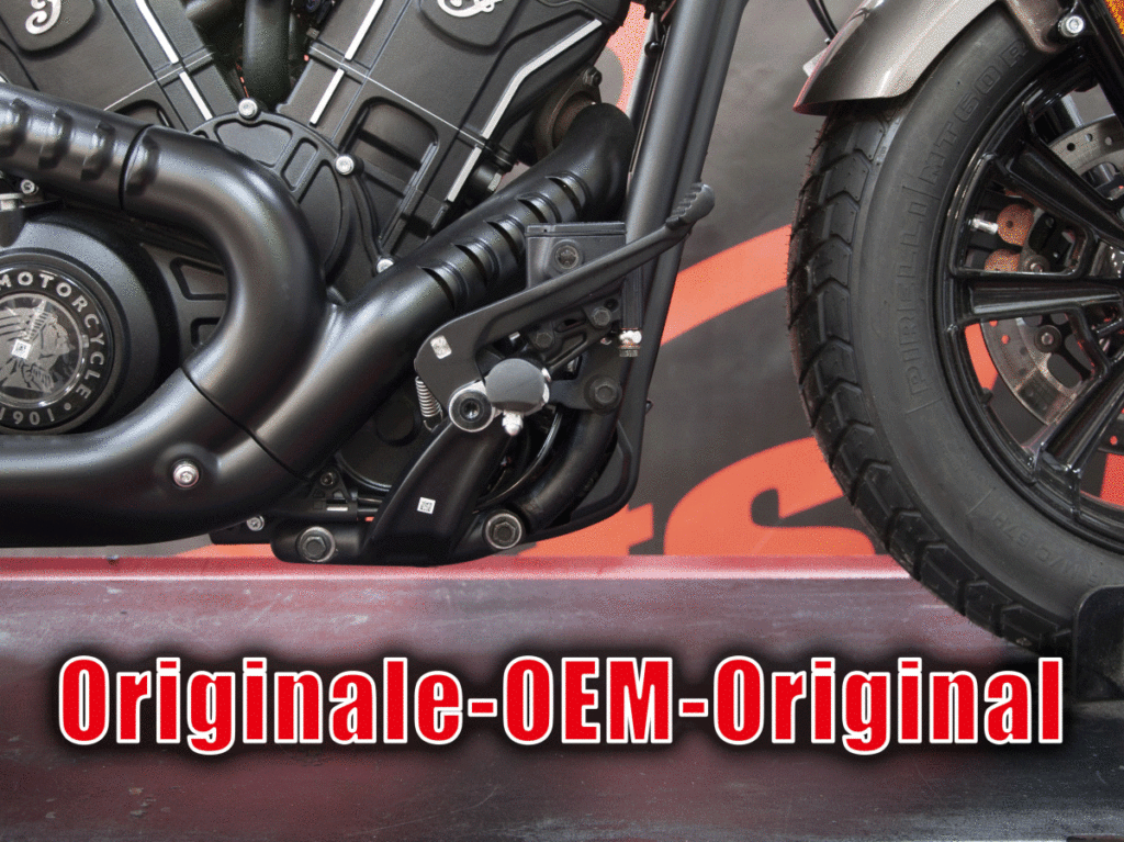 Extended forward controls adaptors plates (60mm) for Indian Scout ...